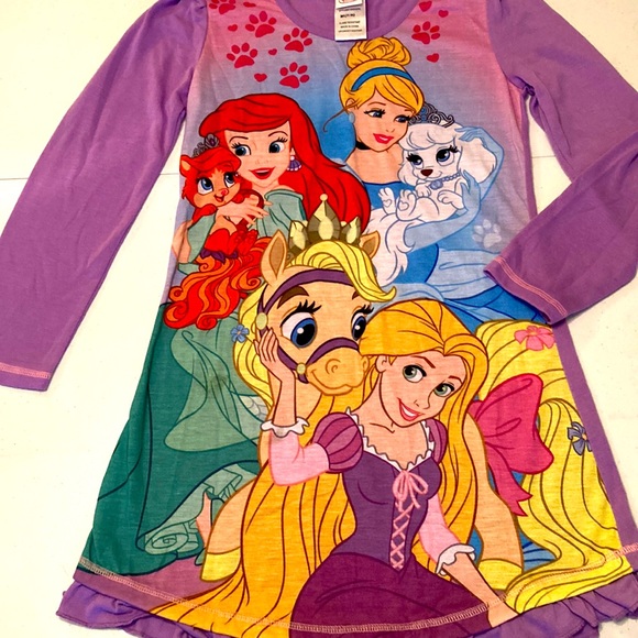 Disney | Pajamas | Girls Disney Princess Nightgown | Poshmark